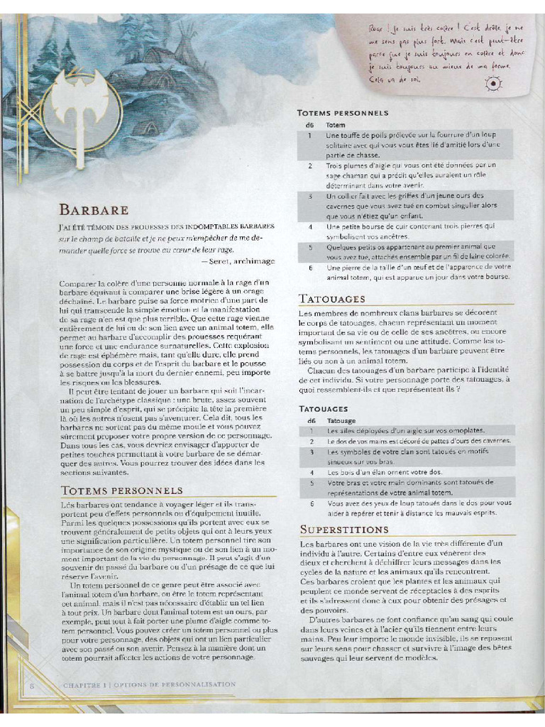 Barbare Xanathar | PDF