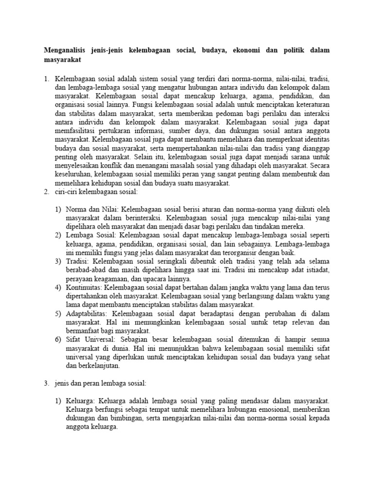 Materi OSN IPS BAB 4 | PDF