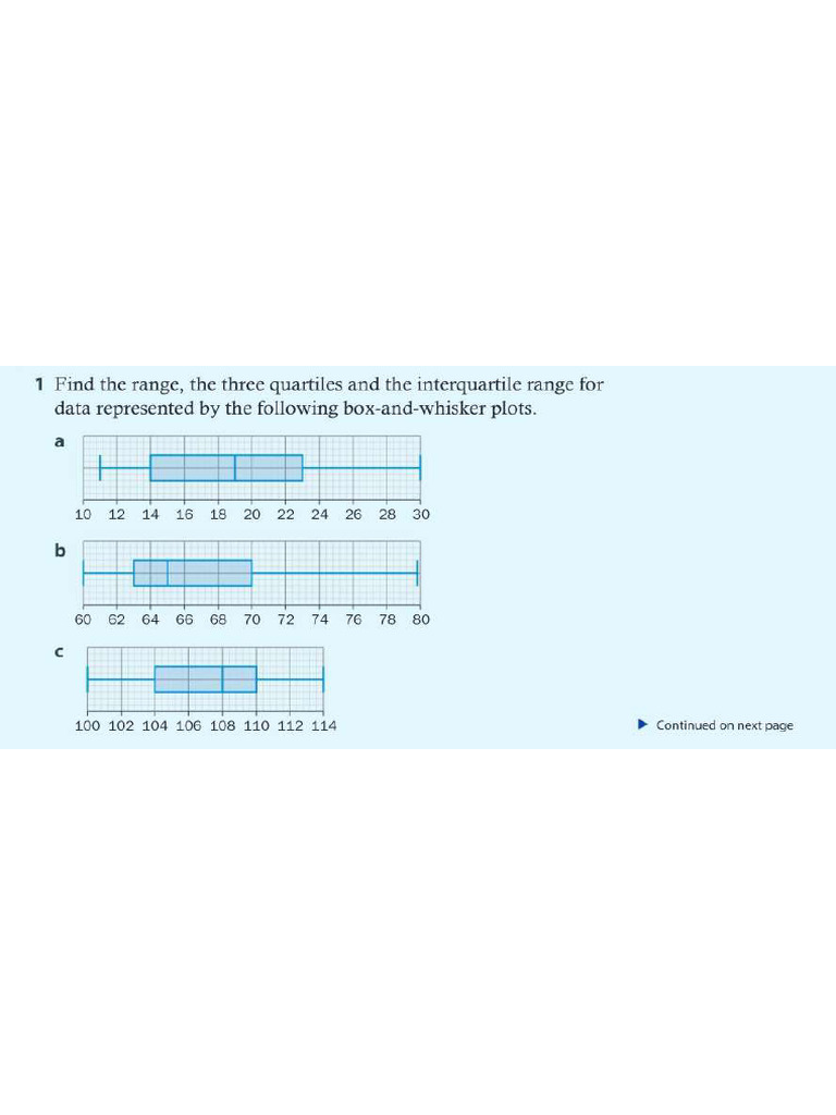 Box Plots | PDF
