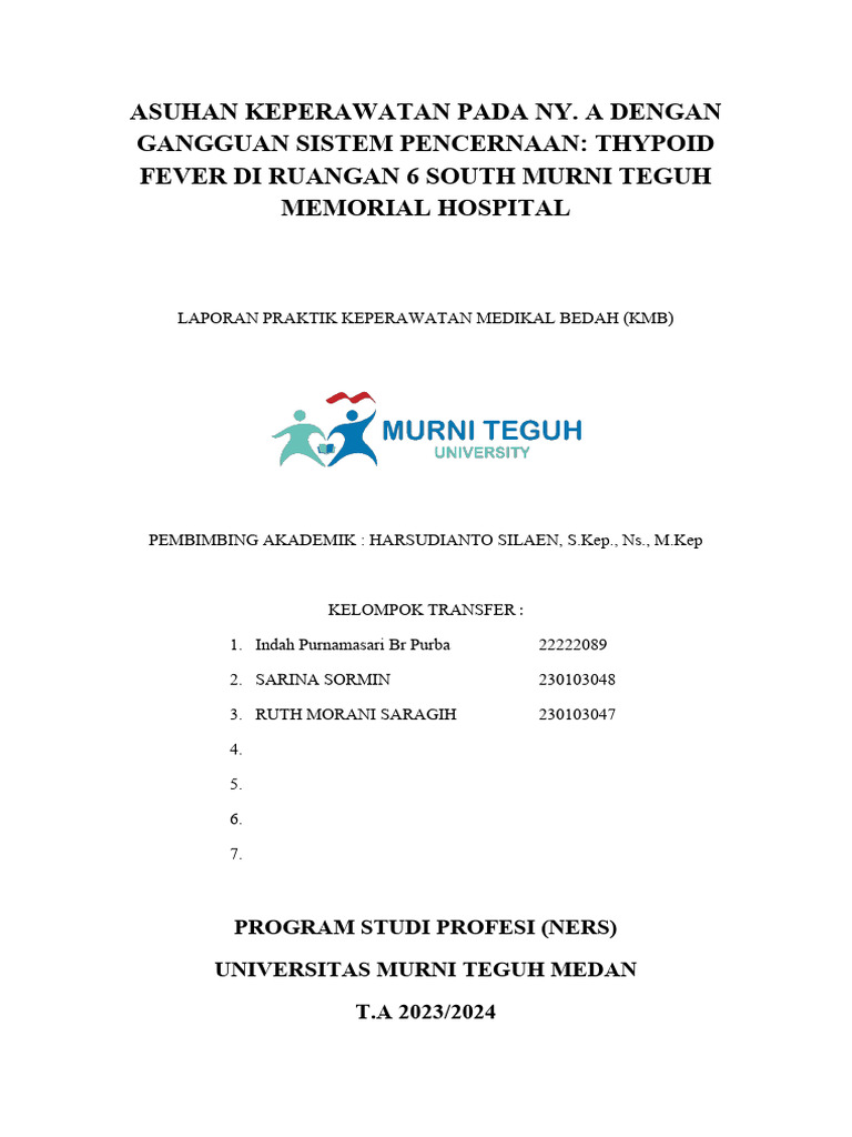 FIX Askep Kelompok Mhs Transfer 2 | PDF