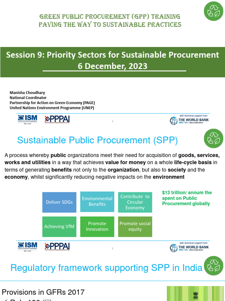 SP Session 9 Revised | PDF | Compact Fluorescent Lamp | Procurement