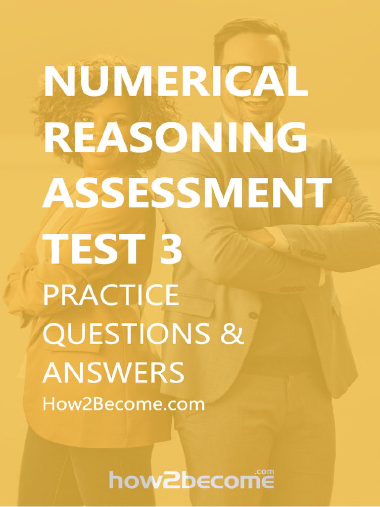 Richard McMunns Aptitude Vault Numerical Reasoning Test 3 | PDF