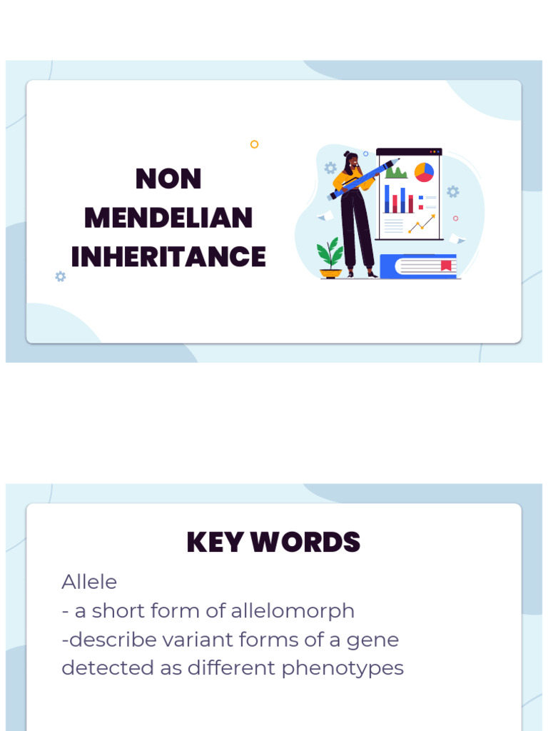 Non-Mendelian Inheritance Guide | PDF | Genotype | Dominance (Genetics)