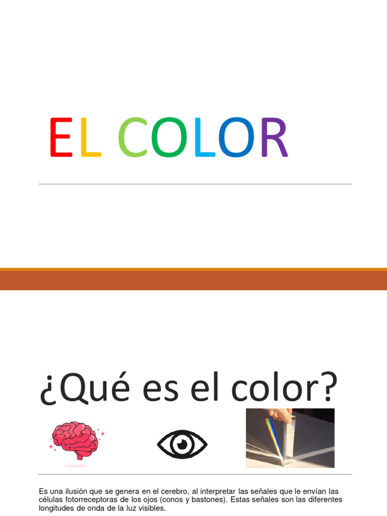 El Color | PDF | Color | Matiz