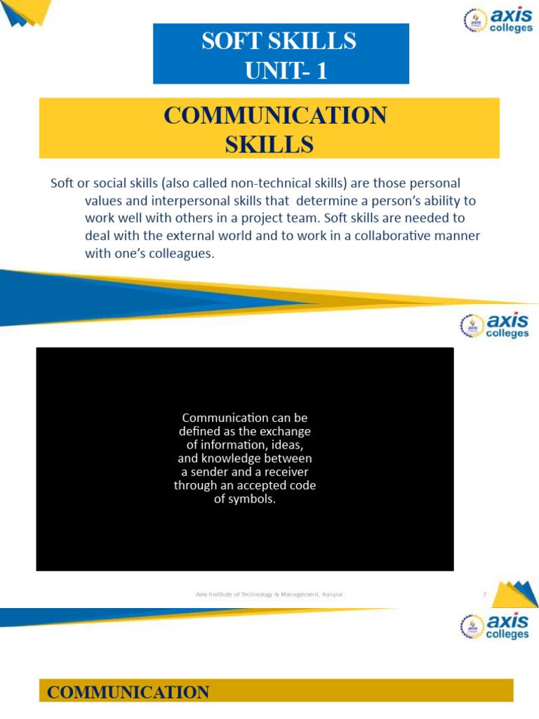 Presentationj & Interaction Skills (Unit 4) - Gauri B.tech | PDF | Communication | Nonverbal ...