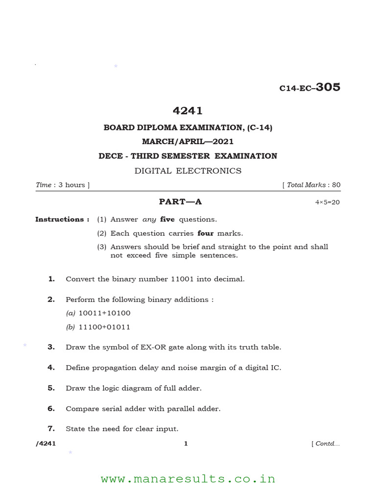 C14-EC-305042021 | PDF | Logic Gate | Electronics