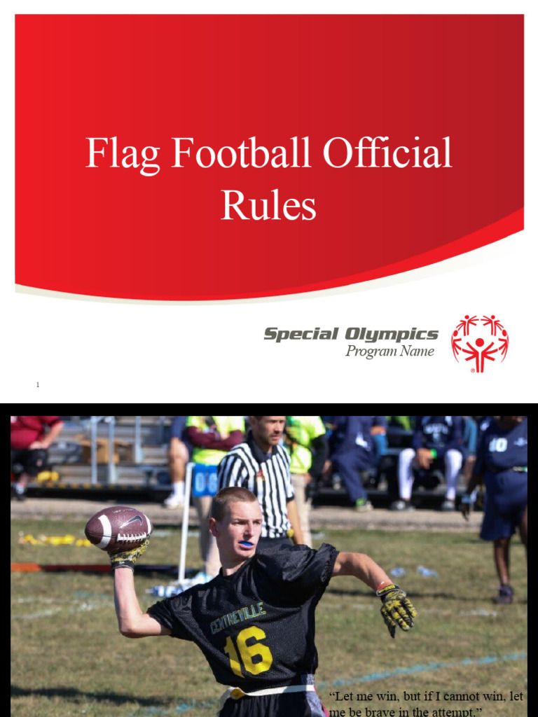 Flag Football | Download Free PDF | Touchdown | American Football