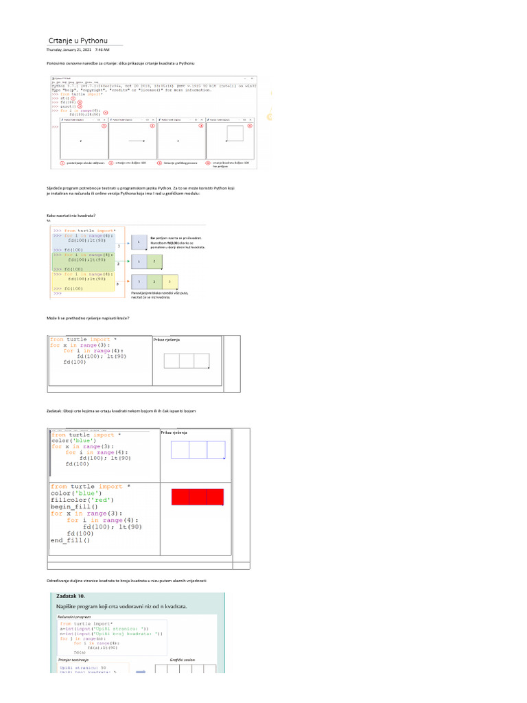 Crtanje U Pythonu1 | PDF
