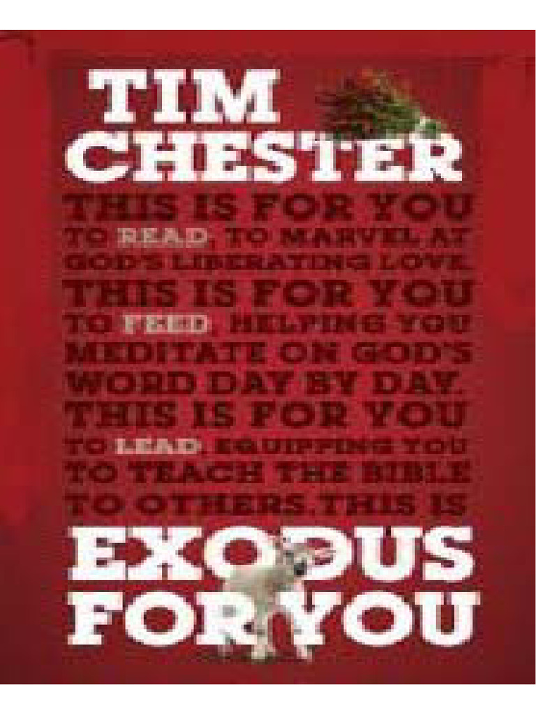 Êxodo para Você - Tim Chester | PDF | Livro do Êxodo | Moisés