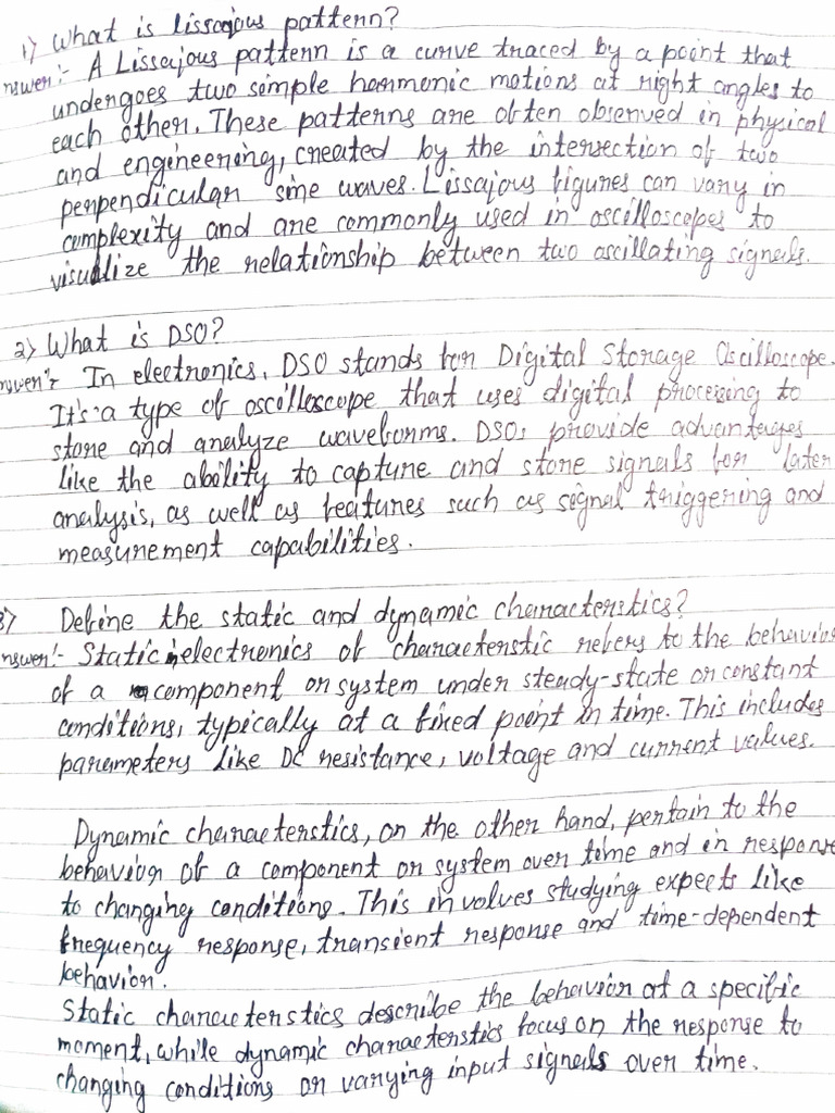 EMI Important Questions and Answers | PDF