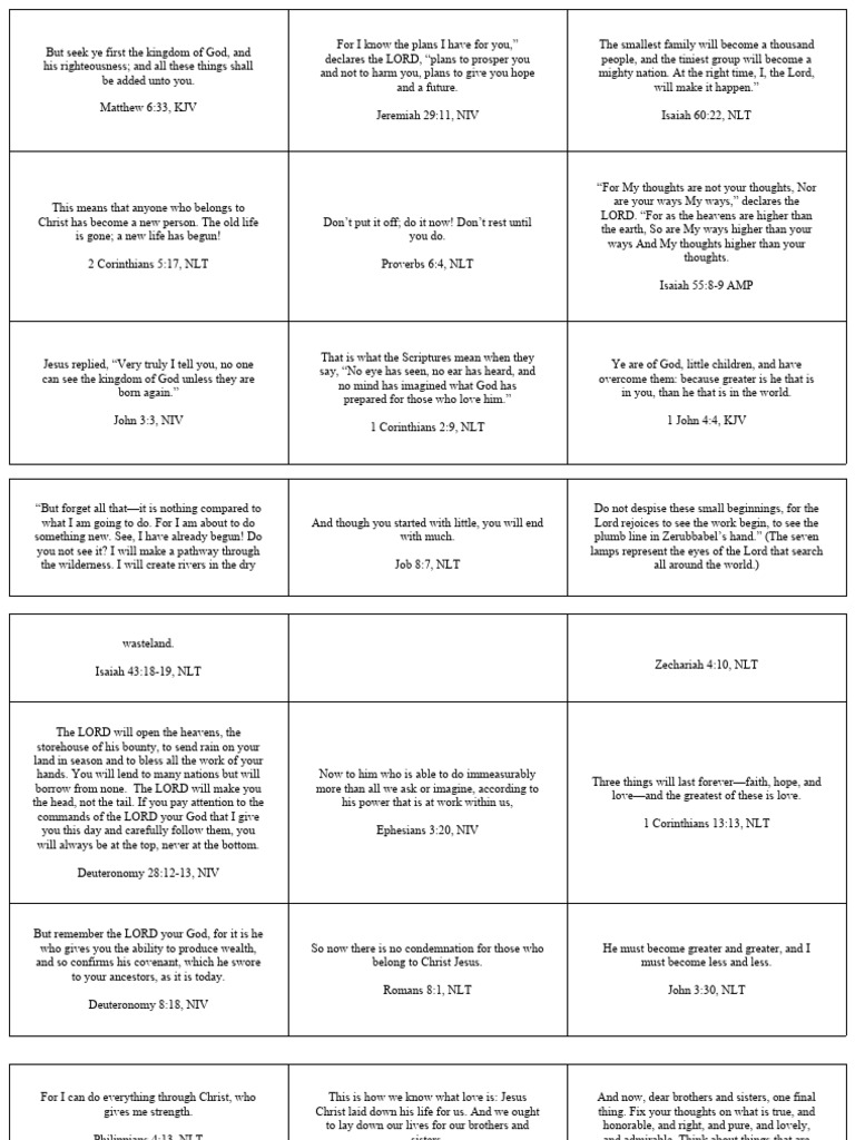 Memory Verses | PDF | Kingship And Kingdom Of God | Jesus