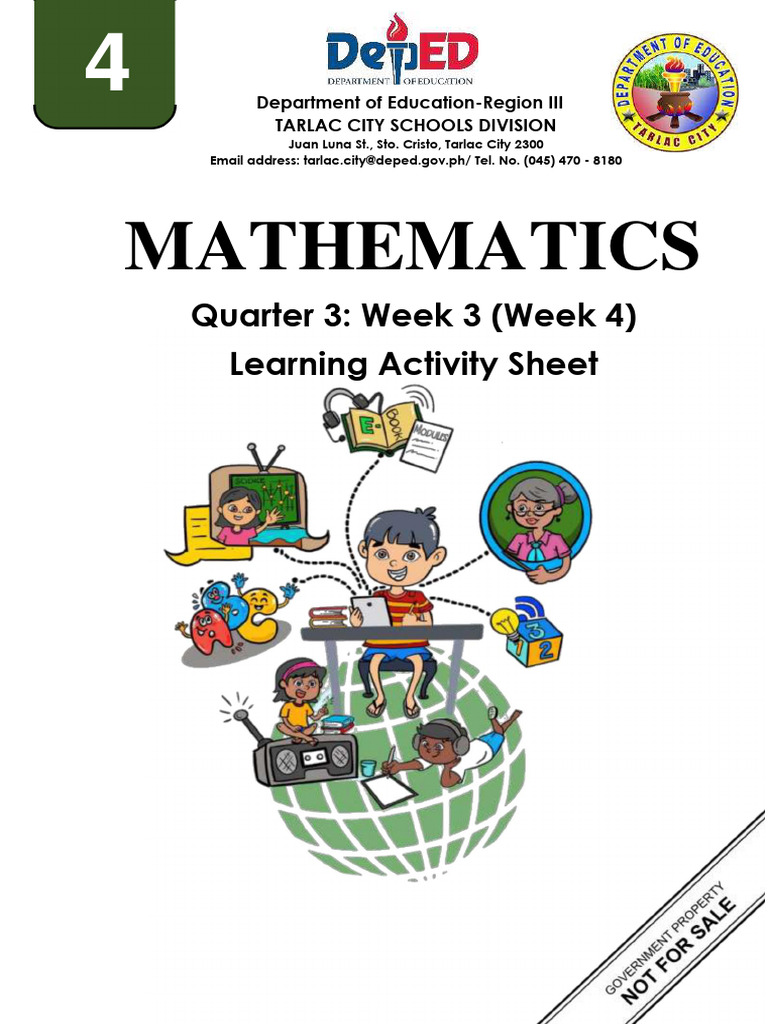 Q3 WK No.3 LAS Math4 Finalcopy-Enhanced | PDF | Rectangle | Geometry