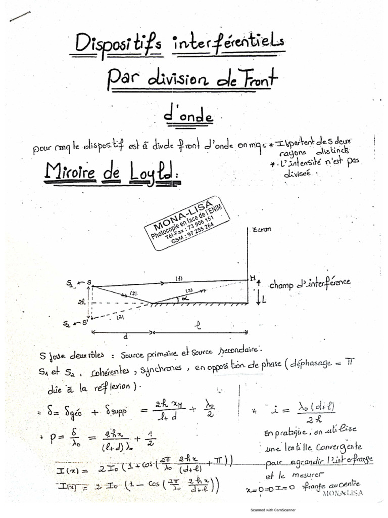 Division de Front D'onde Et D - Amplitude | PDF