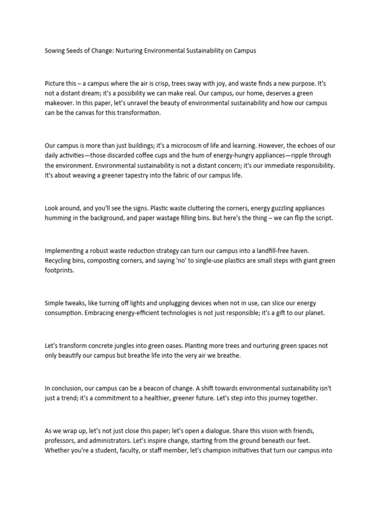 Sowing Seeds of Change | PDF