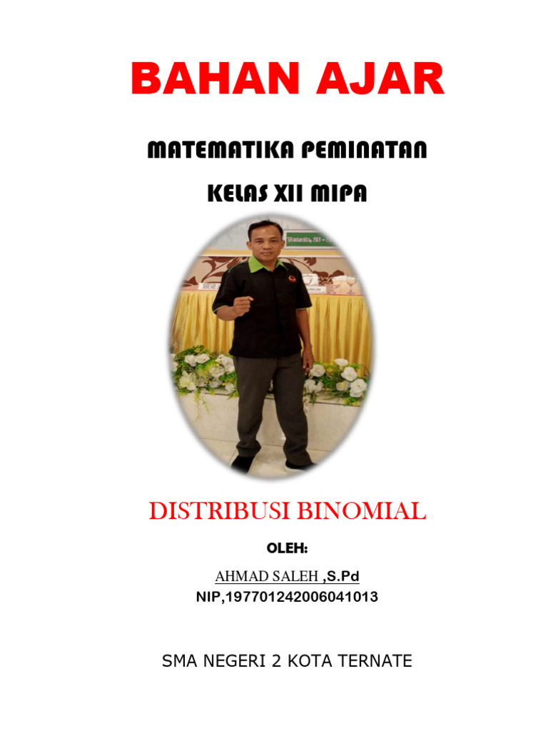 Distribusi Binomial Kelas Xii Pdf