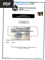 KZN Maths Grade 12 June 2025 P2 and Memo | PDF