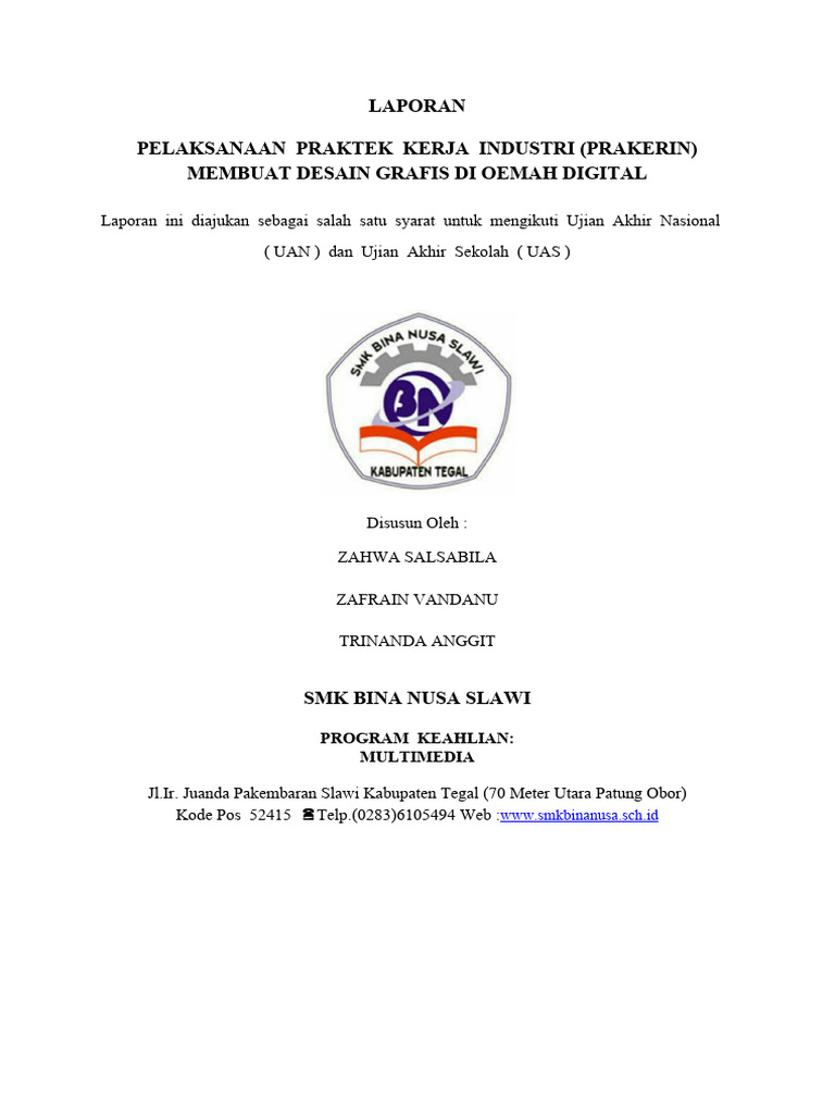 Laporan Prakerin | PDF