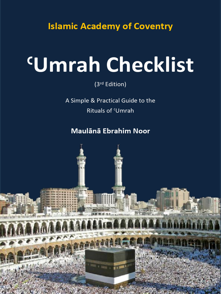 Umrah Checklist 3rd Edition | PDF | Hajj | Baggage