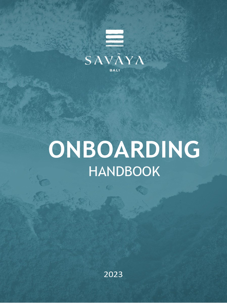 Onboarding Handbook - Savaya Group | PDF | Bali | Tourism