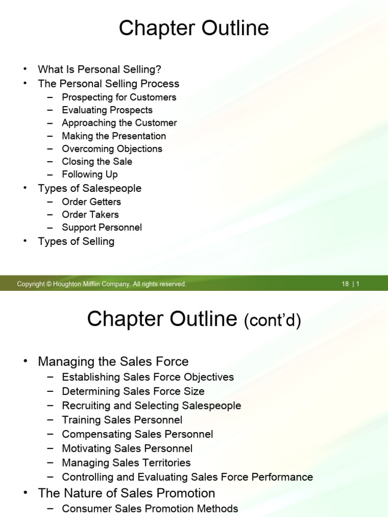 Personal Selling Steps Download Free Pdf Sales Retail