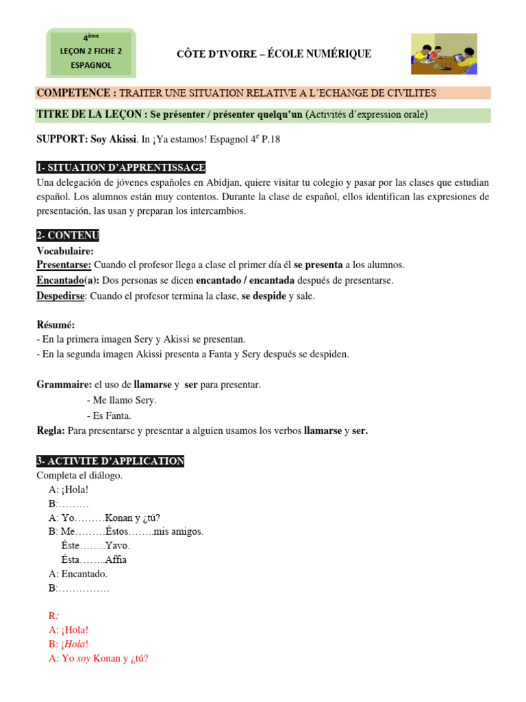 L5 Se Présenter - Présenter Quelquun | PDF