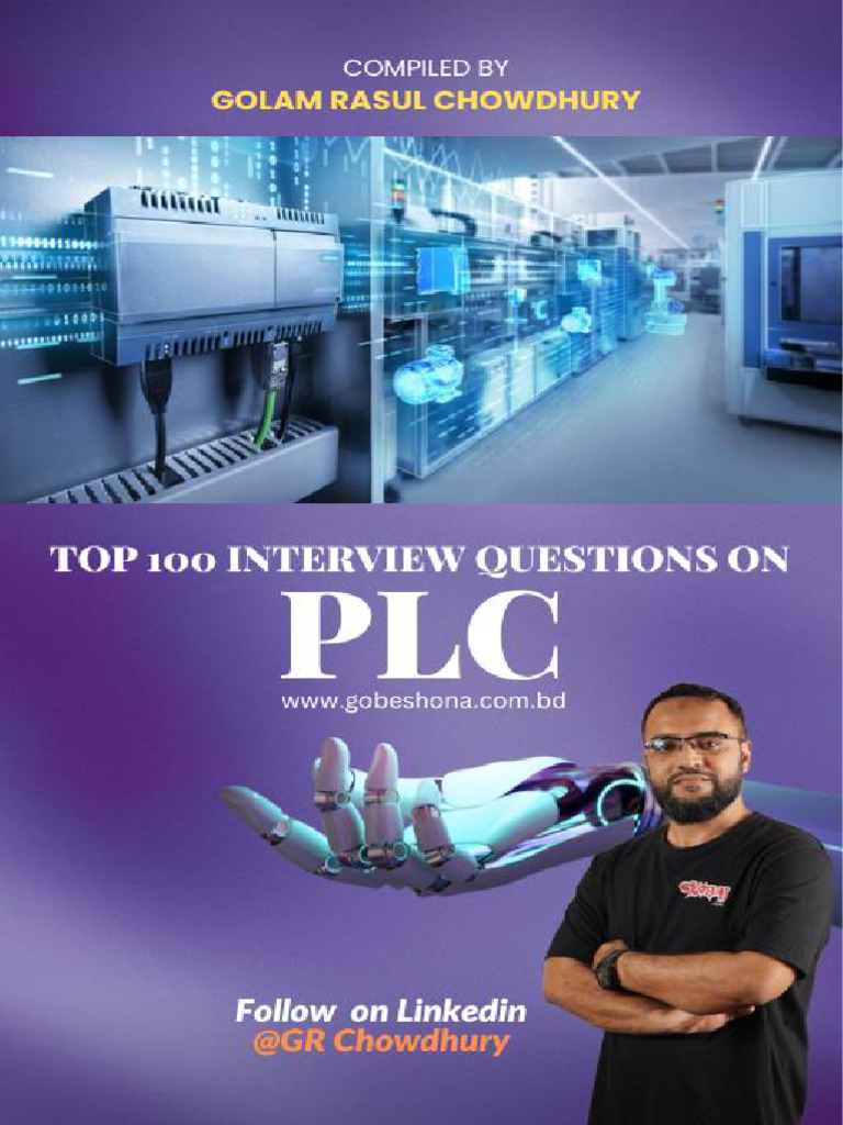 Top 100 Interview Questions & Answer On PLC | PDF | Programmable Logic Controller | Scada