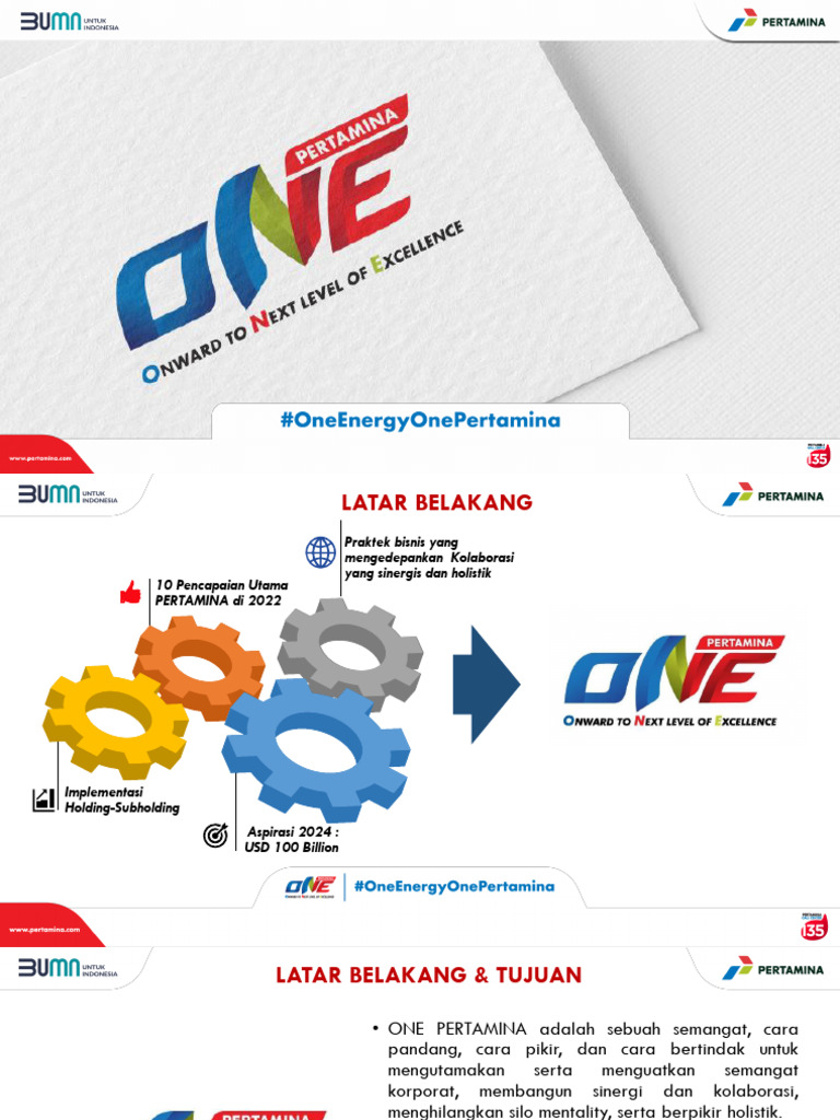 Sosialisasi One Pertamina 2024 | PDF | Pengembangan Diri
