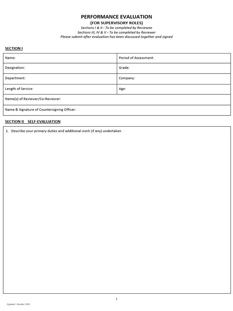 Management Role PE Form | Download Free PDF | Goal | Corporate Social ...