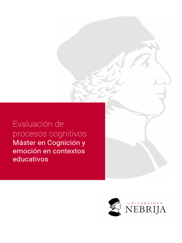 Evaluacion Procesos Cognitivos Pdf Las Emociones Aprendizaje