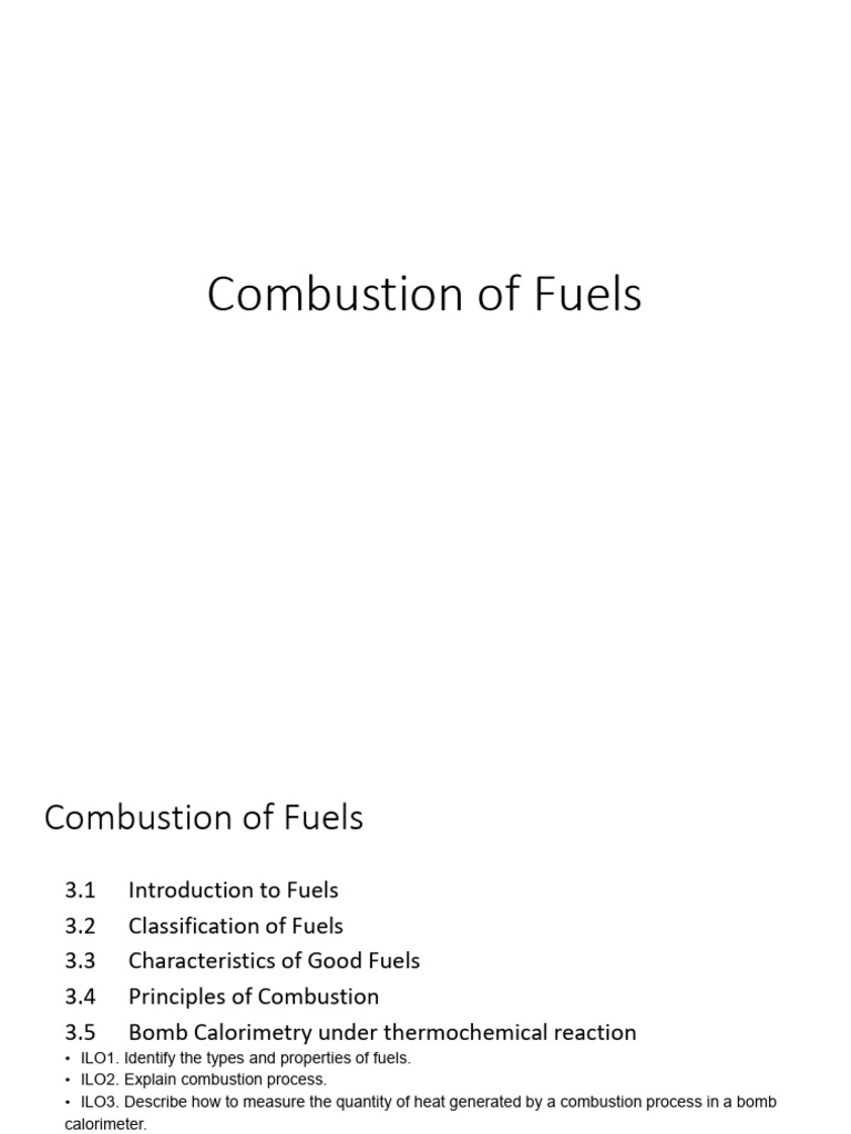 2 Combustion of Fuels - Application | PDF | Fuels | Combustion