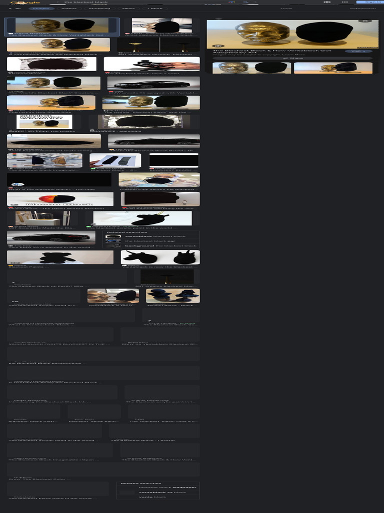 The Blackest Black - Google Search | PDF