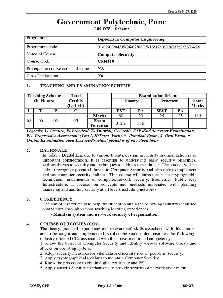 Computer Security | PDF | Cryptography | Encryption