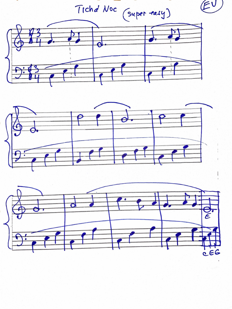 Tichá Noc Super Easy | PDF