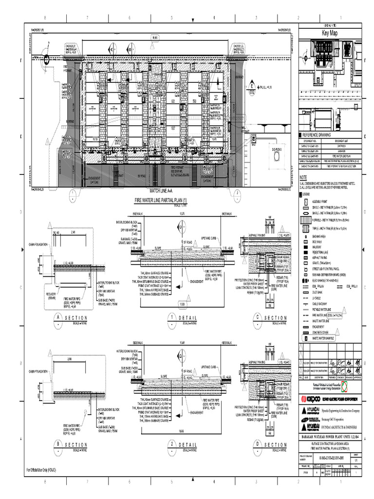 0-960-C133-02-031-005 - FIRE WATER LINE PARTIAL PLAN & SECTION (1 ...
