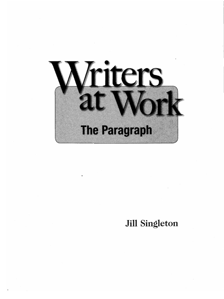 Writers at Work | PDF