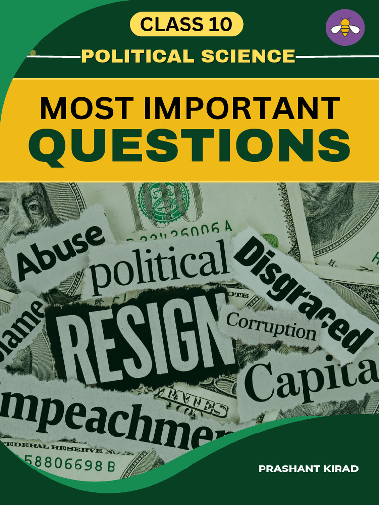 POLITICAL SCIENCE Most Important Questions (Prashant Kirad) | PDF ...