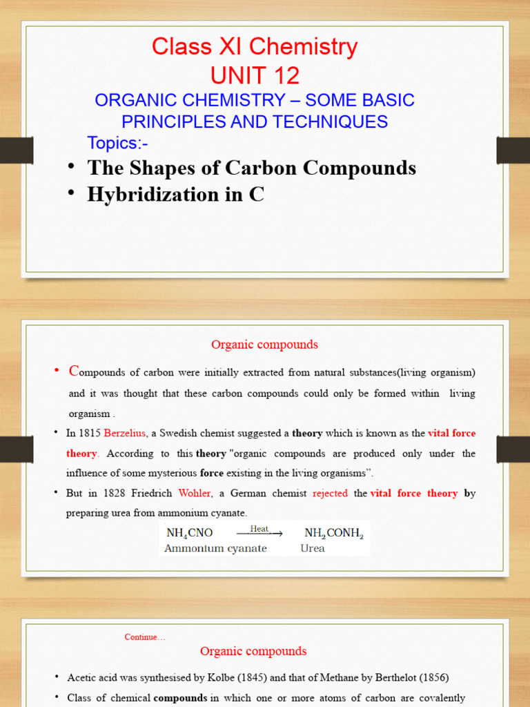 Class XI Organic Chemistry Basics | PDF