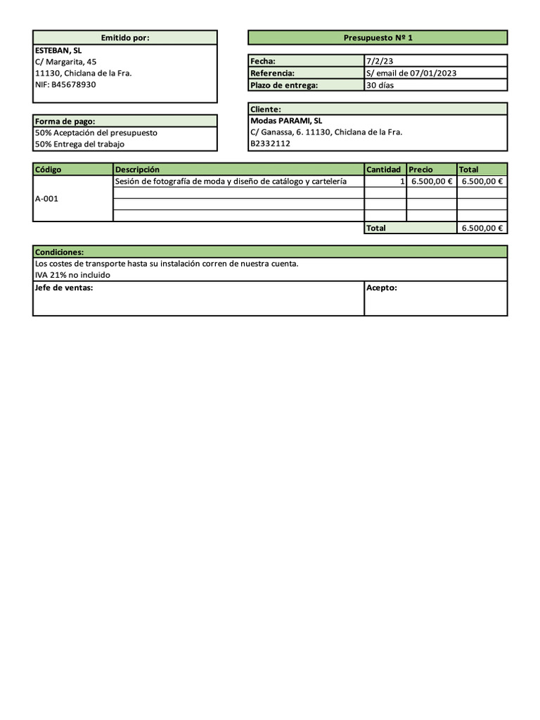 Documentos de Oferta y Solicitud de Mercancías | PDF