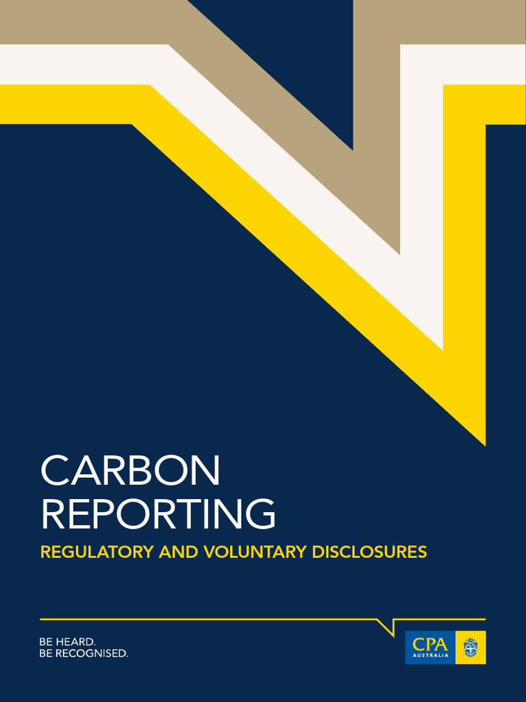 Carbon Reporting Regulatory and Voluntary Disclosures | PDF ...