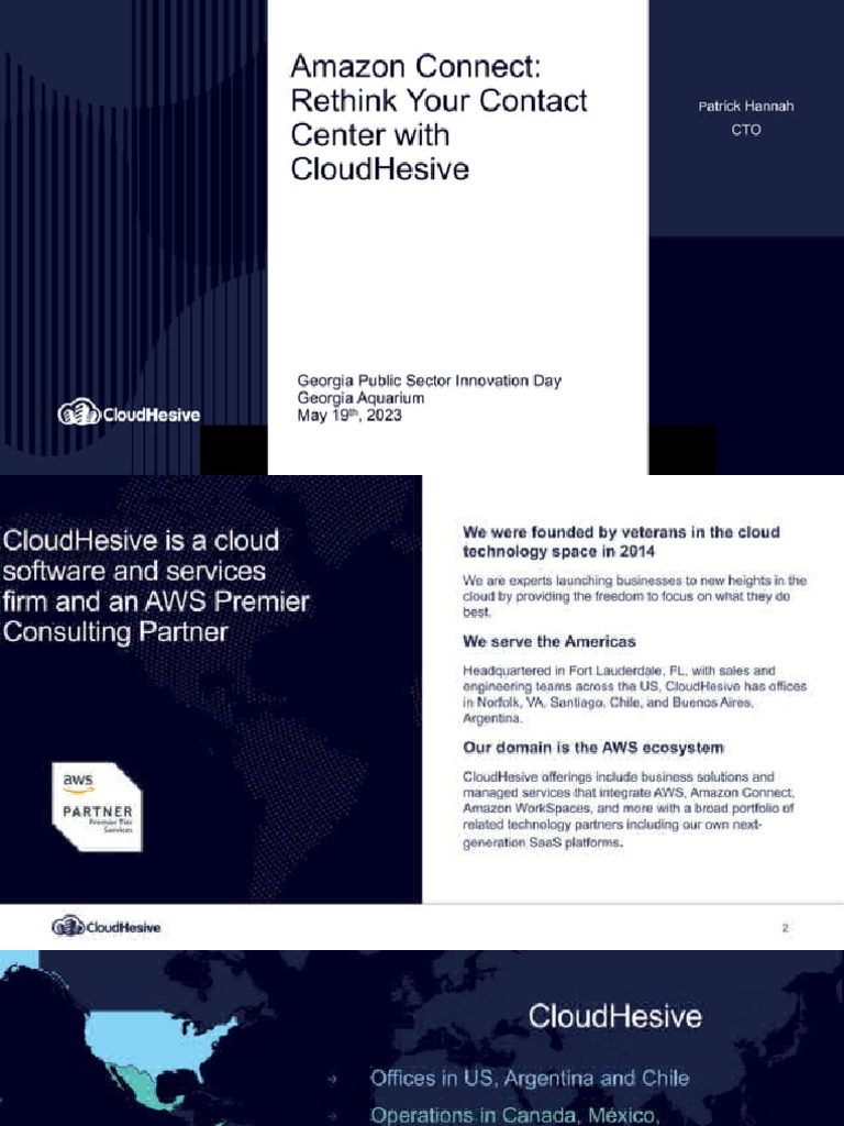 Amazon Connect Rethink Your Contact Center With Cloudhesivepptx | PDF