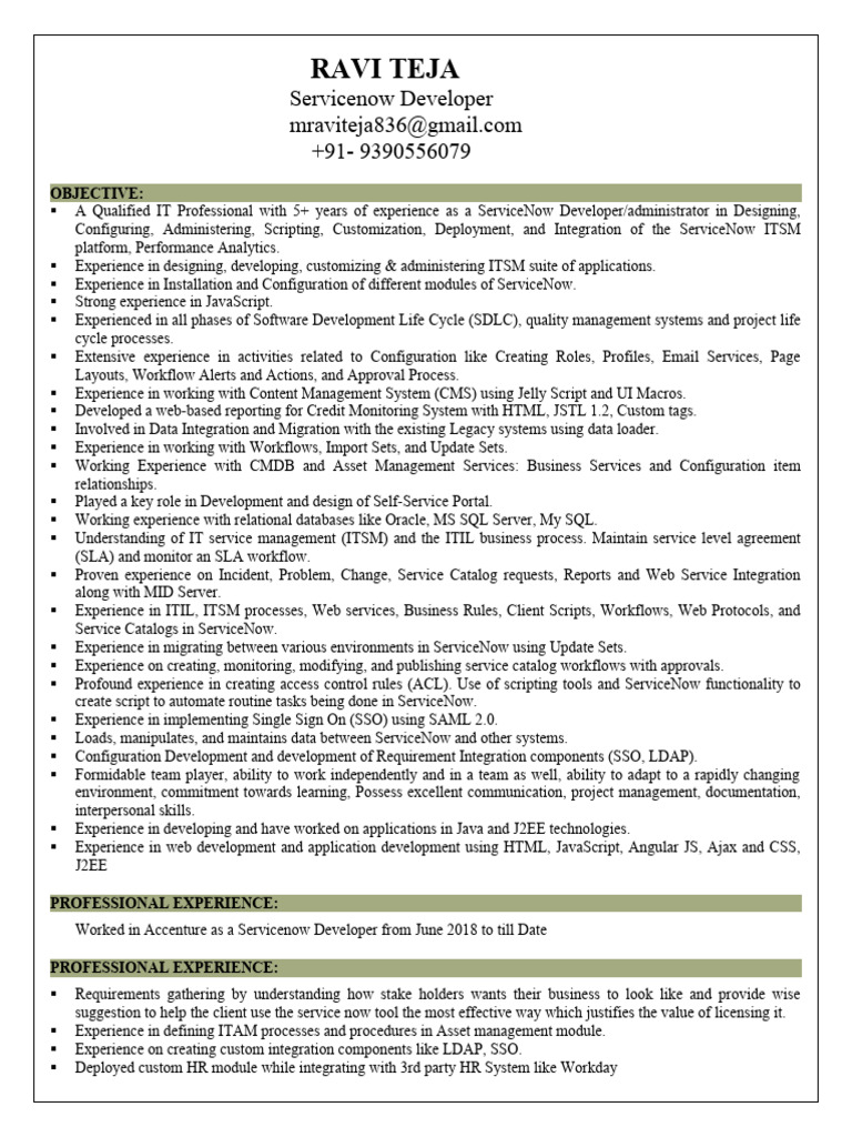 Naukri RAVITEJA (5y 2m) | PDF | Internet & Web | World Wide Web