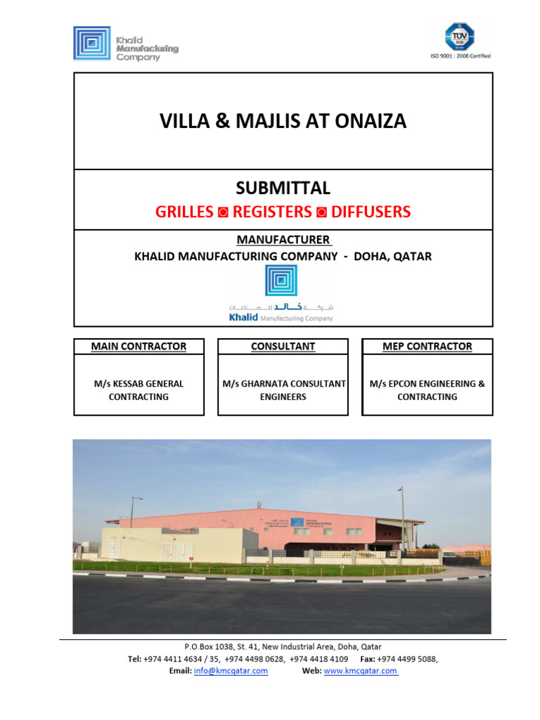 GRD Submittal | PDF | Duct (Flow) | Building Engineering