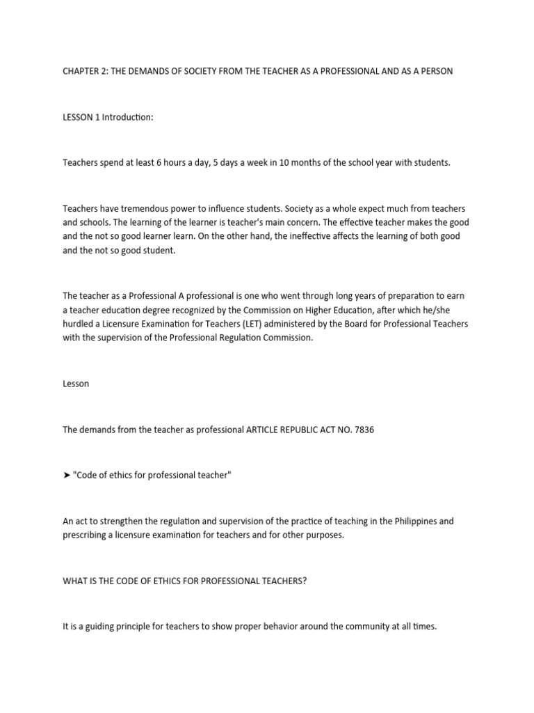 Chapter 2 Pdf Teachers Learning