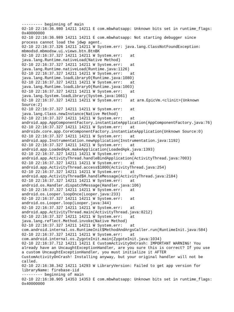 Logcat | PDF | Java (Programming Language) | Android (Operating System)