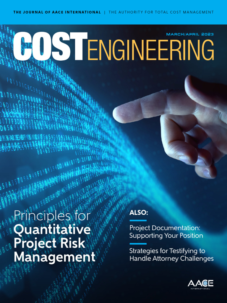 AACE Journal - Cost Engineering Mar - Apr 2023 | PDF | Risk | Expert