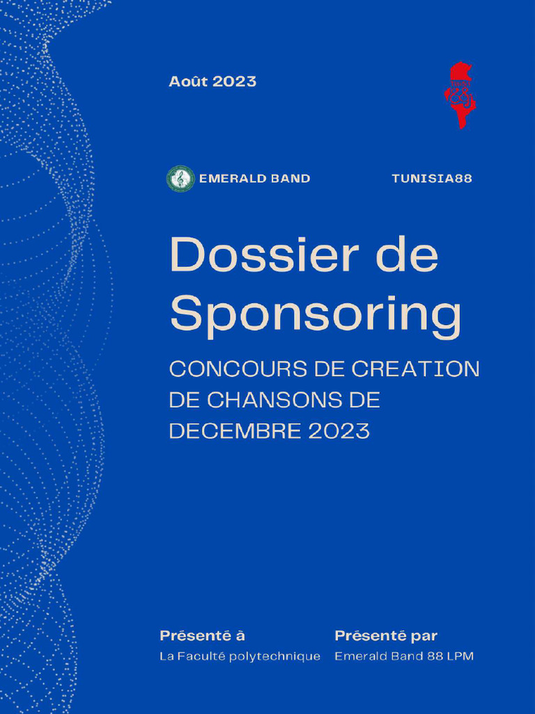 Modèle D'un Dossier de Sponsoring | PDF