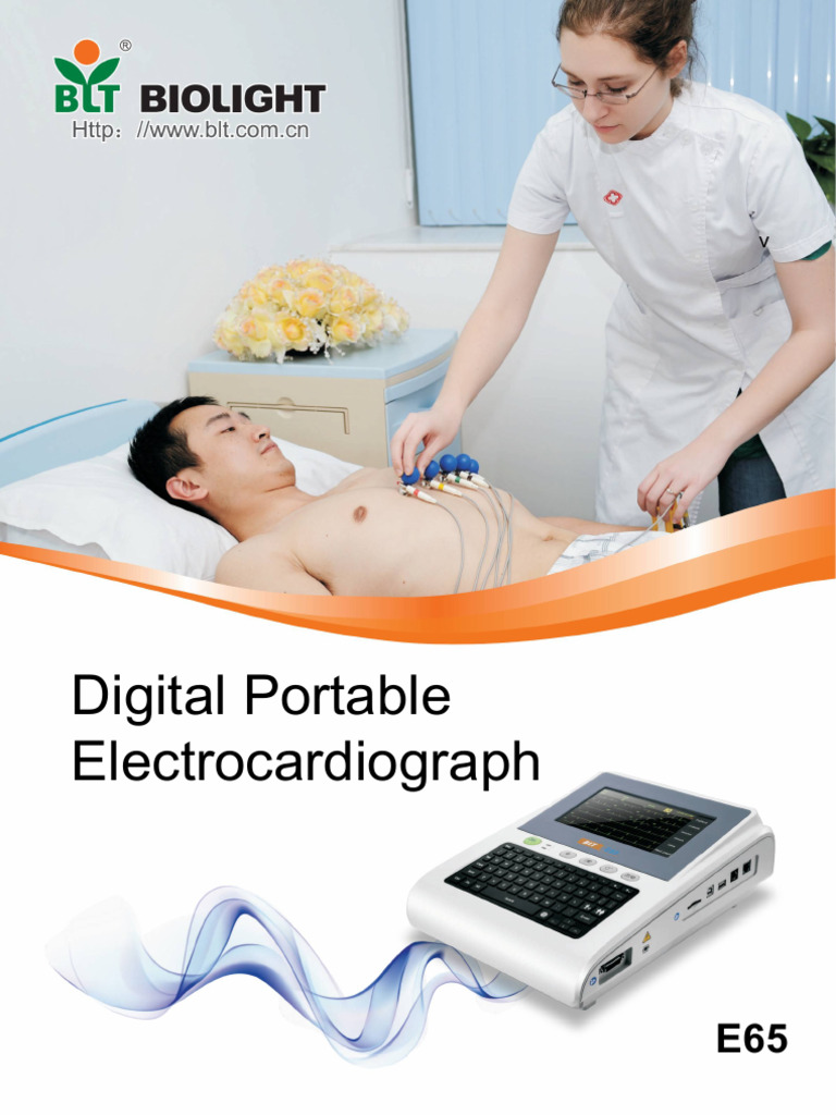Biolight E65 ECG Machine Specs | PDF | Electrocardiography | Heart Rate