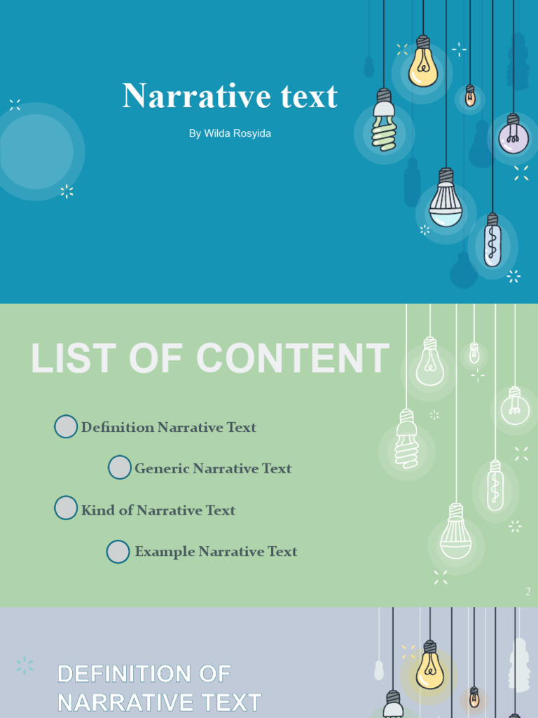 Understanding Narrative Text Types | PDF
