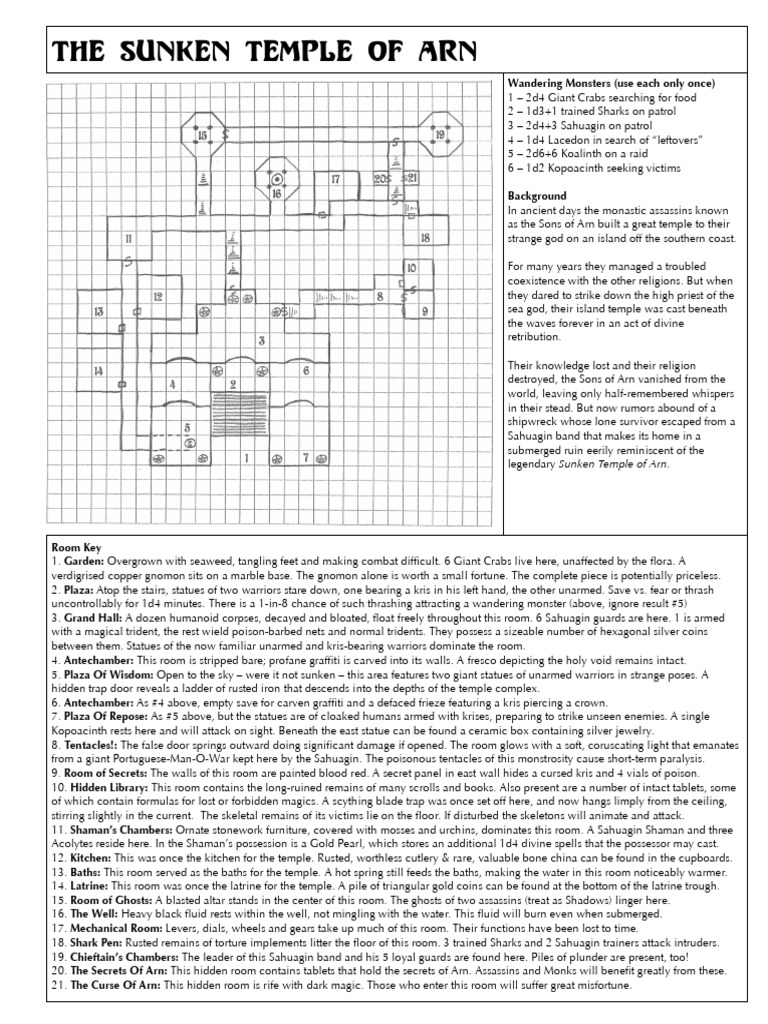 The Sunken Temple of Arn | PDF