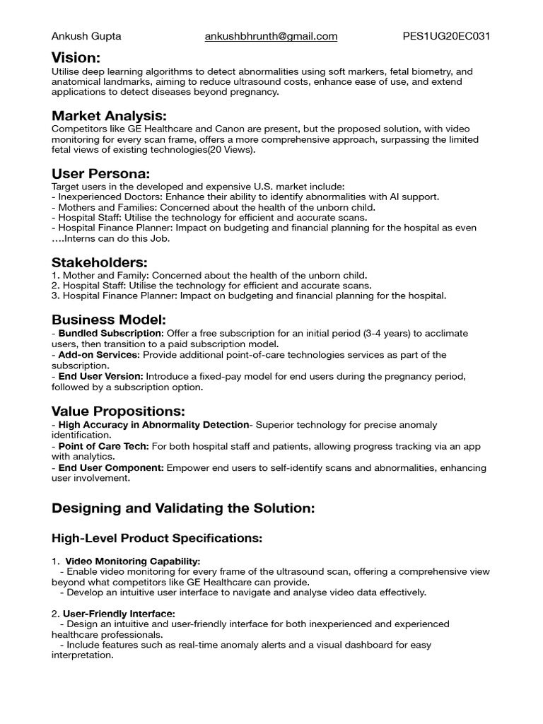 Ankush Gupta Product Analyst | PDF | Usability | Electronic Health Record
